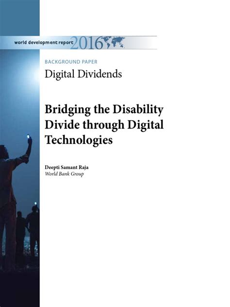 Bridging The Disability Divide Pdf Educational Technology Disability