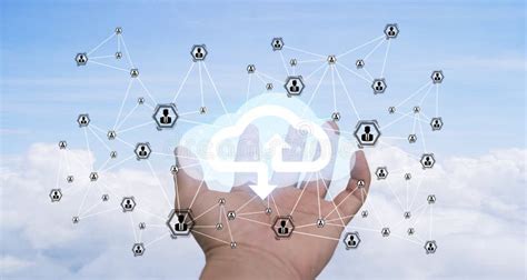 Cloud Computing Lies In The Hands And Humans Are Connected Through Shared Computing Resources
