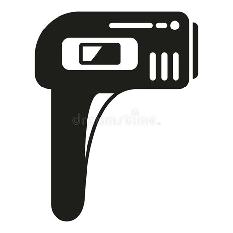 Home Laser Thermometer Icon Simple Vector Scanner Imaging Stock Vector
