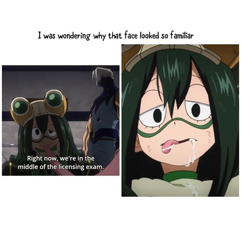 I Guess Tsuyu Only Has One Tired Face R Bokunometaacademia