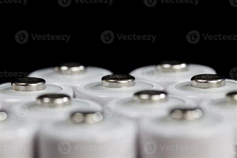 Reusable Cells White Colored Power Supplies Close Up 9451289 Stock
