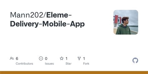 Github Mann Eleme Delivery Mobile App