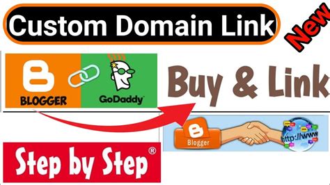 How To Connect Custom Domain To Blogger With Godaddy 2022 Blogger Custom Domain Godaddy Youtube