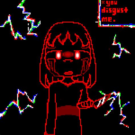 Frisk Low Quality Version Pixel Art