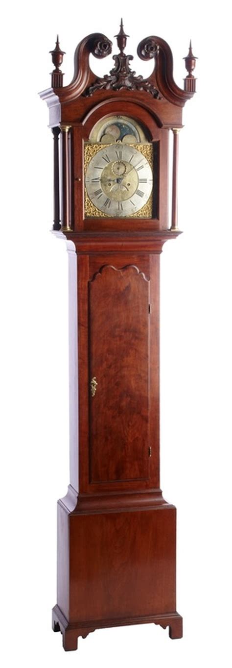 Tall Case Clock By Hugh Bigham Marsh Creek Now Gettysburg Pa Circa 1770 Kelly Kinzle Antiques