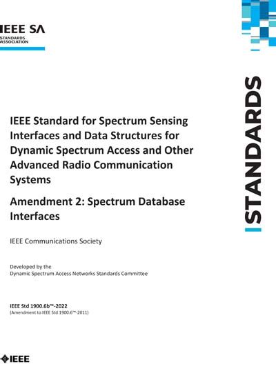 Ieee 19006b 2022 Ieee Standard For Spectrum Sensing Interfaces And