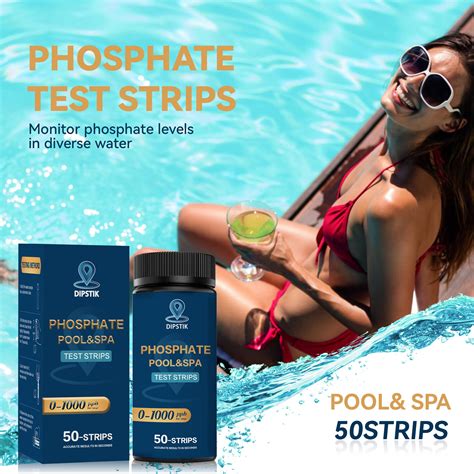 Phosphate Test Kit For Pool 50 Strips Phosphate Test Strip Quick And Accurate