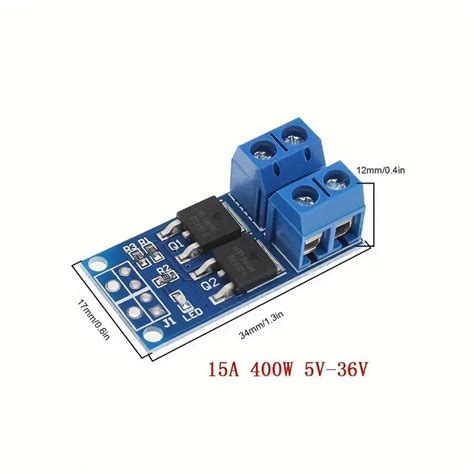 5v 36v 15a최대 30a 듀얼 고전력 Mosfet 트리거 스위치 드라이브 모듈 0 2 Temu Republic Of