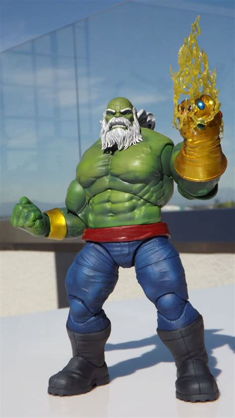 Maestro Hulk W Infinity Gauntlet Marvel Legends Custom Action Figure