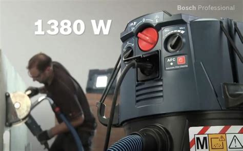 Bosch 1380w 55l M Class Wetdry Vacuum Cleaner Industrial Extractor Gas