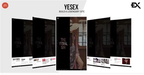 Yesex Creative One Page Portfolio Template Download