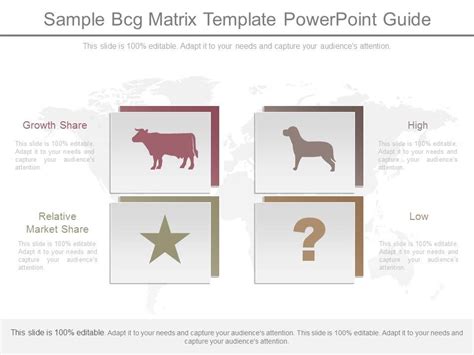 Innovative Sample Bcg Matrix Template Powerpoint Guide Templates Powerpoint Presentation