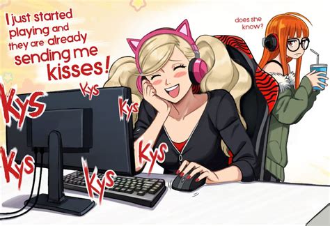 Sakura Futaba And Takamaki Anne Persona And 1 More Drawn By Neggoartz