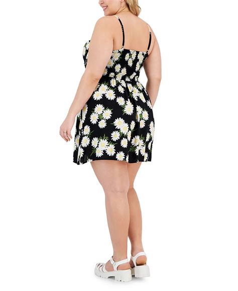 Full Circle Trends Trendy Plus Size Fit And Flare Dress Macys