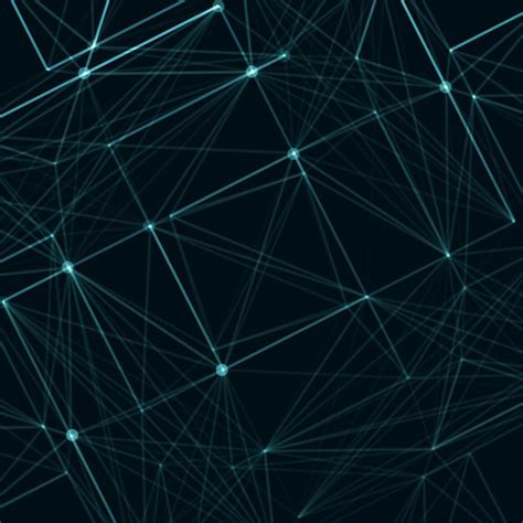 Premium Vector Abstract Polygonal Space Background With Connecting Dots And Lines The