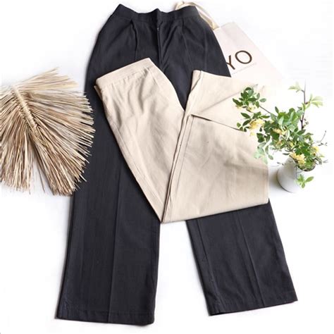 شلوار نیم بگ لینن فروشگاه استایلوس