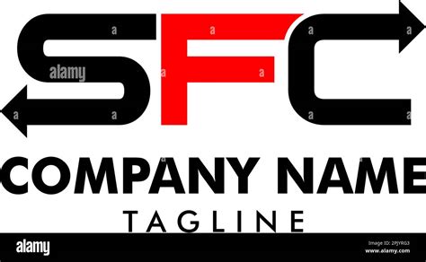 Initial Letter Sfc Logo Template Design Stock Vector Image And Art Alamy