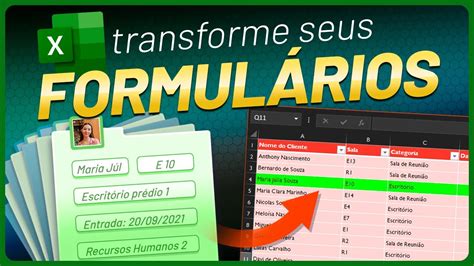 Transforme Seus FormulÁrios Em Excel Automaticamente Transforme Seus FormulÁrios Em Excel Automaticamente