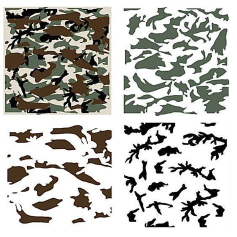 Printable Riptile Camo Stencil Printable Templates