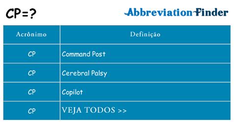 O Que Significa CP