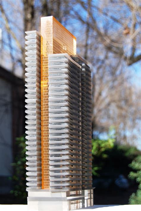 Introduction To A Oneoff Model Of La Bella Vita Residential Tower Architecture Model Facade