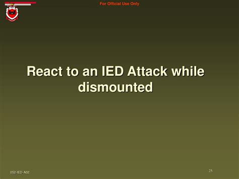 Ppt React To An Improvised Explosive Device Ied Attack Powerpoint