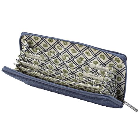 Solid Navy Rfid Envelope Wallet The Handbag Store