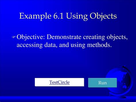 Ppt Chapter 6 Objects And Classes Powerpoint Presentation Free