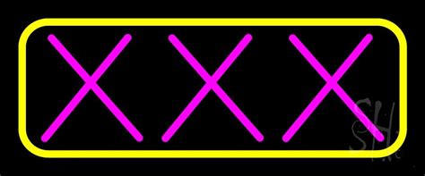 Pink Xxx LED Neon Flex Sign Adult Neon Signs Everything Neon