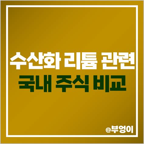 수산화 리튬 관련주 금양 대보마그네틱 강원에너지 주식 상신전자 주가 네이버 블로그