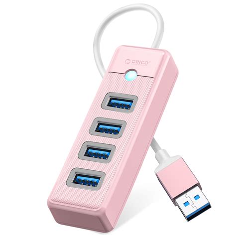 Orico 4 Port Usb 3 0 Hub Adapter 5gbps For Laptop Xps Pc Flash Drive Mouse