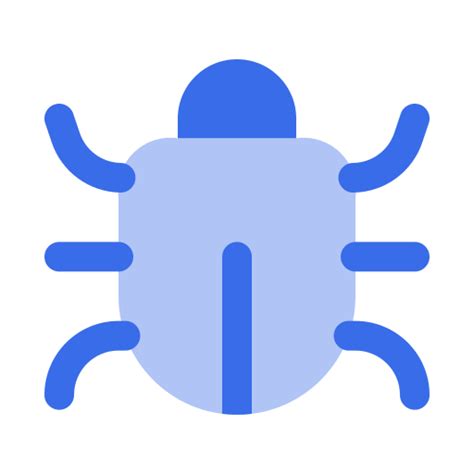 Bug Generic Blue Icon