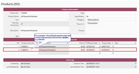 how to clone a subtable entry support ragic community