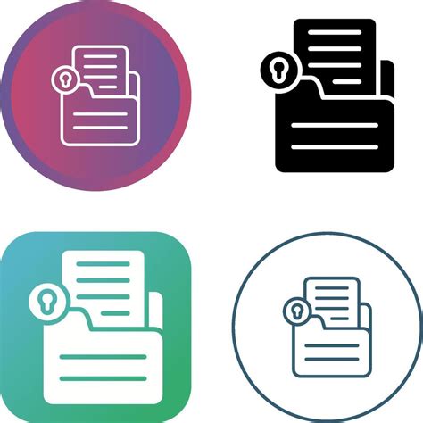 document lock vector icon 40664913 vector art at vecteezy