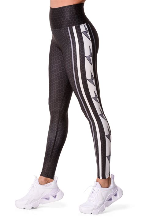 Γυναικείο Ψηλόμεσο Αθλητικό Κολάν Με Σχέδιο Lightning Superstacy