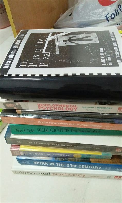 Psychology Textbooks Hobbies And Toys Books And Magazines Textbooks On