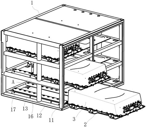 矿用自卸车动力电池安装结构的制作方法