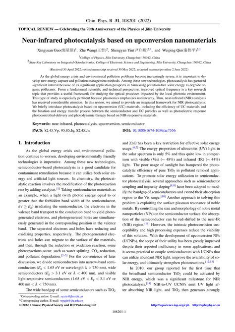 Near Infrared Photocatalysis Based On Upconversion Nanomaterials