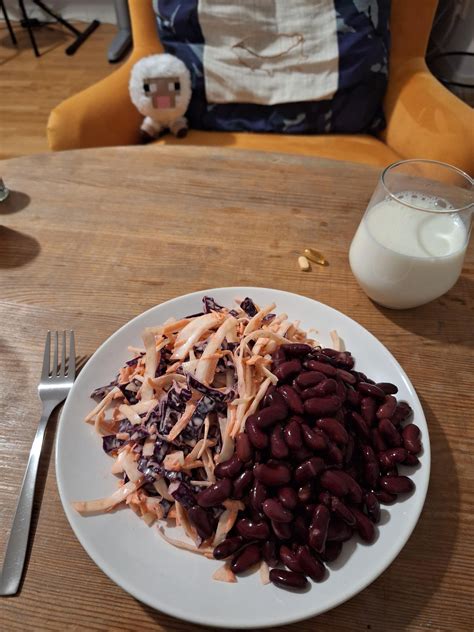 Day 14215560 Of Being A Wage Cuck Homemade Coleslaw Beans Mr