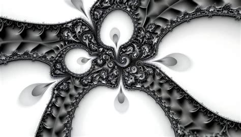 Abstract Black And White Swirl Modern Art And Graphic Design Pattern Generative Ai Stock