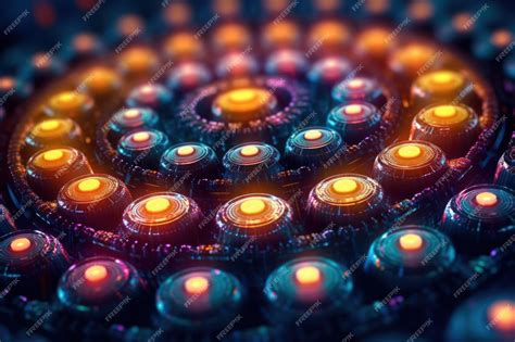 Premium Ai Image Fractal Geometric Matrix