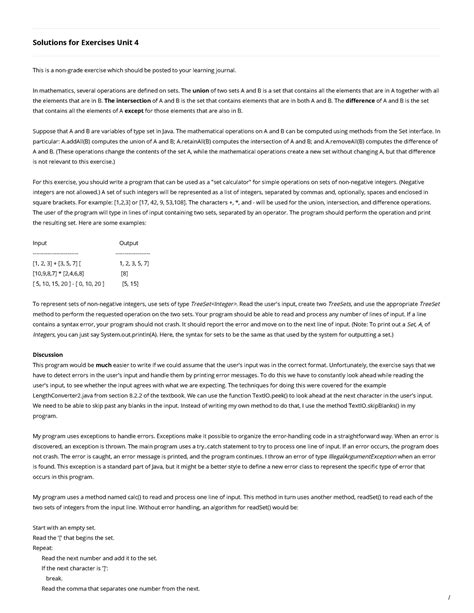 CS 1103 AY2021 T3 Solutions For Exercises Unit 4 Solutions For Exercises Unit 4 This Is A