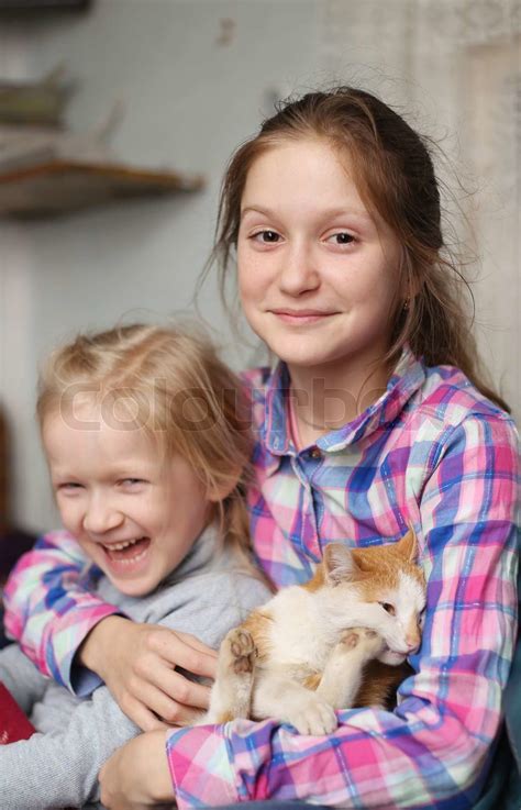 Two Sisters Stock Image Colourbox