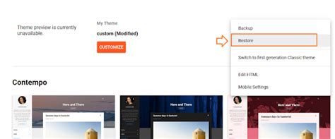 how to backup and upload blogger template theme step by step