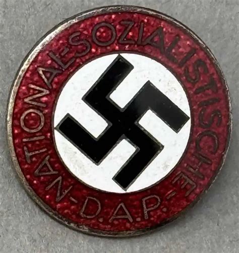 Investment Grade Wwii German Nsdap Badge Nazi Artifact Coa