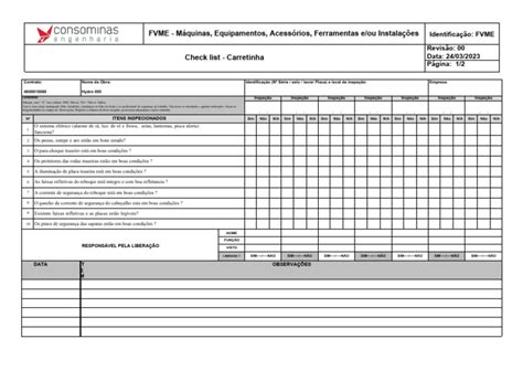 17 Form Hse 017 Check List Rev00 Pdf