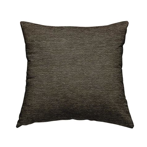 Metropolitan Collection Plain Chenille Smooth Textured Brown Colour