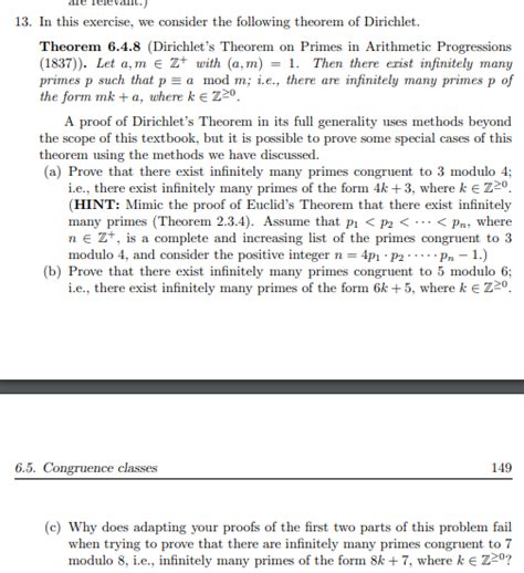 Solved In This Exercise We Consider The Following Theorem Chegg Com