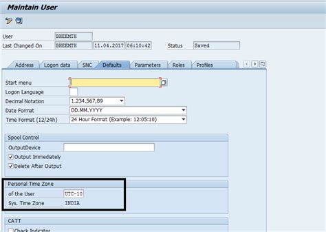 Sap Pm Time Zone Functionality Sap Community