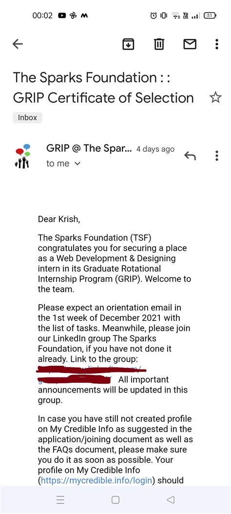 krish agarwal on linkedin sparksfoundation challenges learning
